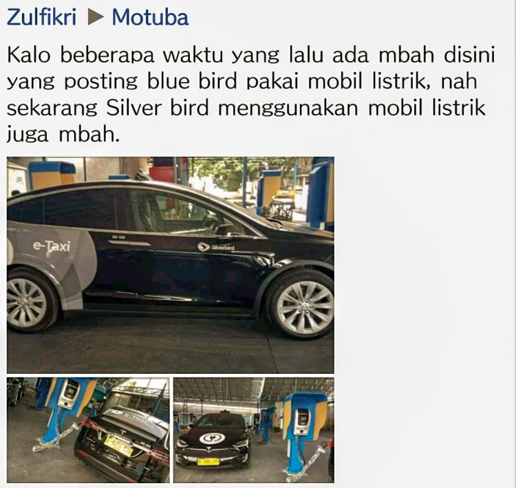 Taksi Blue Bird Kini Pakai Tesla Model X, Enggak Kalah Dengan Jepang