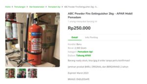 Harga APAR Untuk Mobil Ternyata Murah, Antisipasi Sebelum Terbakar