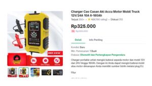 Harga Alat Cas Aki Mobil Beserta Tips Bagaimana Cara Memilihnya