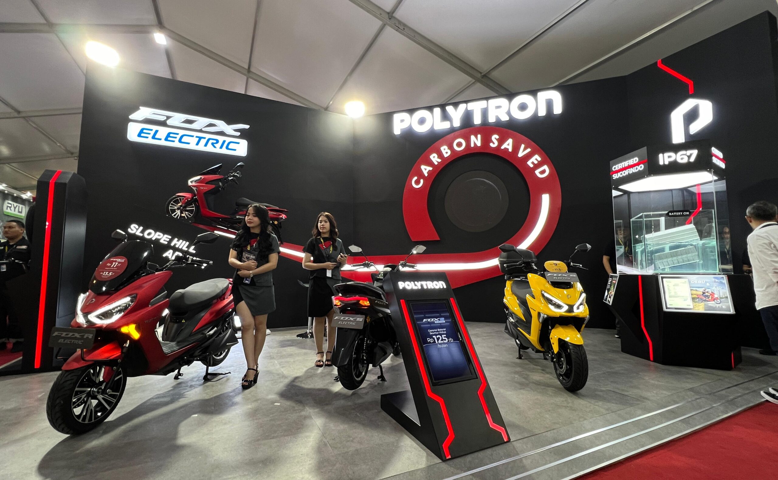 POLYTRON Unjuk Gigi di GIIAS 2024 dengan Motor Listrik Fox Electric ...